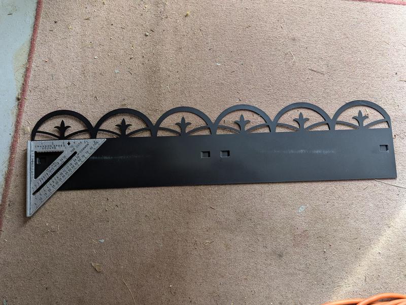 Garden Accents 3-ft x 8-in Black Rust Resistant Steel Landscape edging ...