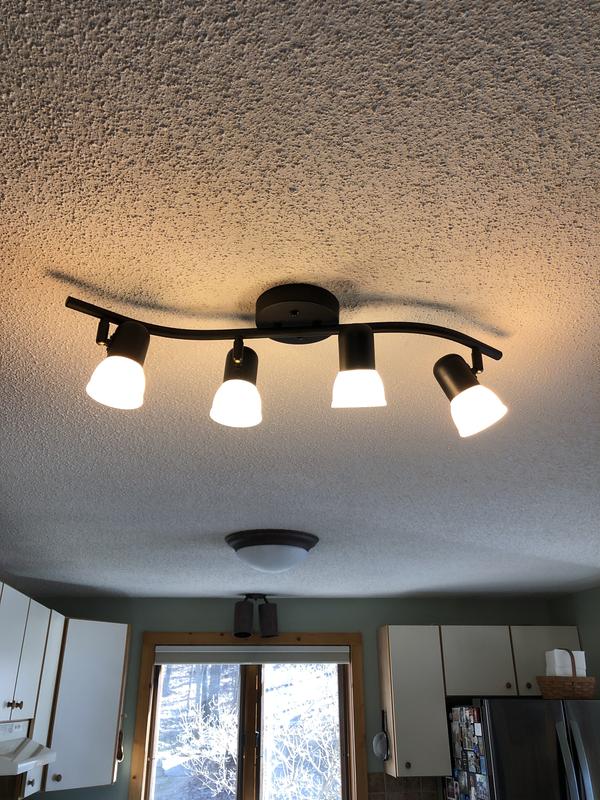 Canarm Jasper 26-in 4-Light Oil Rubbed Bronze dimmable Medium Base (e ...