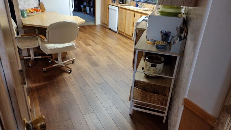 SMARTCORE Ultra Blue Ridge Pine Brown 12-mil Waterproof Interlocking ...