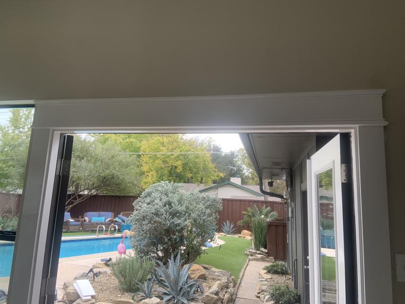 JELD-WEN 60-in x 80-in Tempered Blinds Between The Glass Peppercorn ...