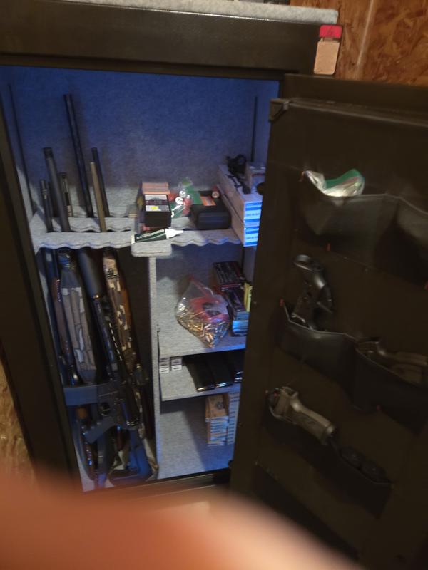Sports Afield Domain 12-Gun Fireproof Electronic/Keypad Gun Safe ...