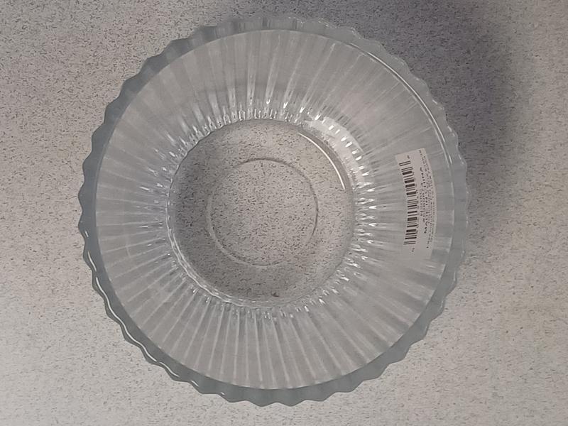 Style Selections 4.7-in x 5-in Cylinder Clear Ribbed Glass Vanity Light ...