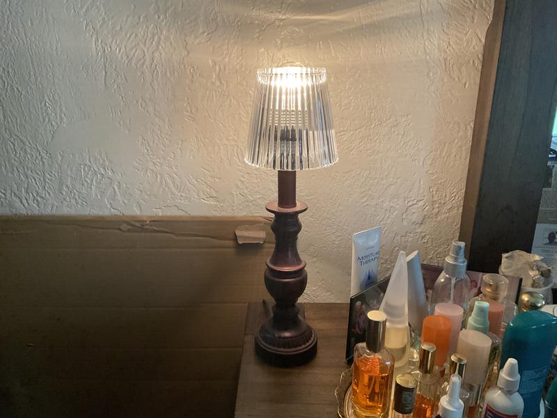 Style Selections 4.7-in x 5-in Cylinder Clear Ribbed Glass Vanity Light ...