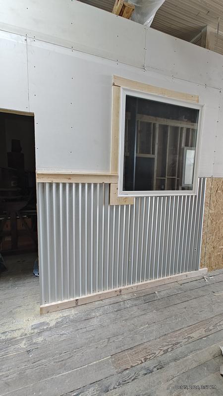 Union Corrugating Oval 2.16-ft x 12-ft Corrugated Galvalume 29-Gauge ...