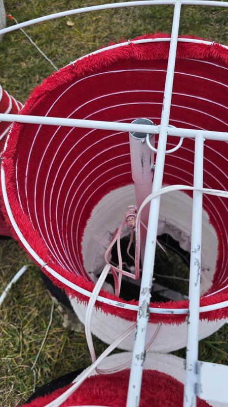 Holiday Living 8-ft LED Pop-Up Santa Decoration ES79-045A at Lowes.com