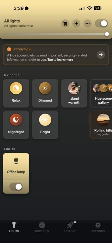 Philips Hue Hue Essentials Matter Certified 60 -Watt EQ A19 Color ...