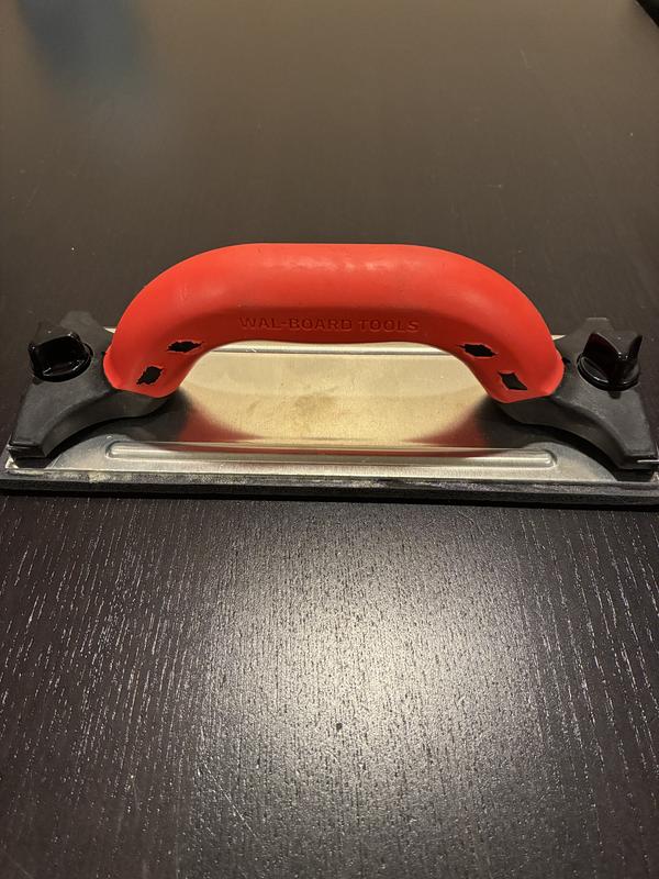 WAL-BOARD TOOLS Soft Grip Hand sander 3.25-in x 9.5-in in the Hand ...
