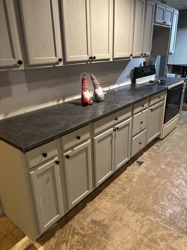Stretta 10-ft x 25.5-in x 1.125-in Urban Graphite Laminate Countertop ...