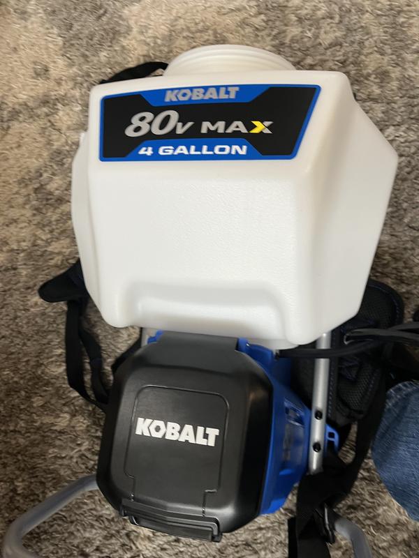 Kobalt 4-Gallon 80-volt Max Battery Operated Plastic Backpack Sprayer ...