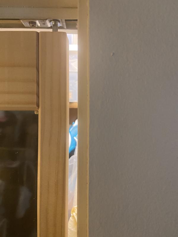 Pinecroft 30-in x 80-in Pine Wood 2-panel Mirrored glass Smooth Solid ...