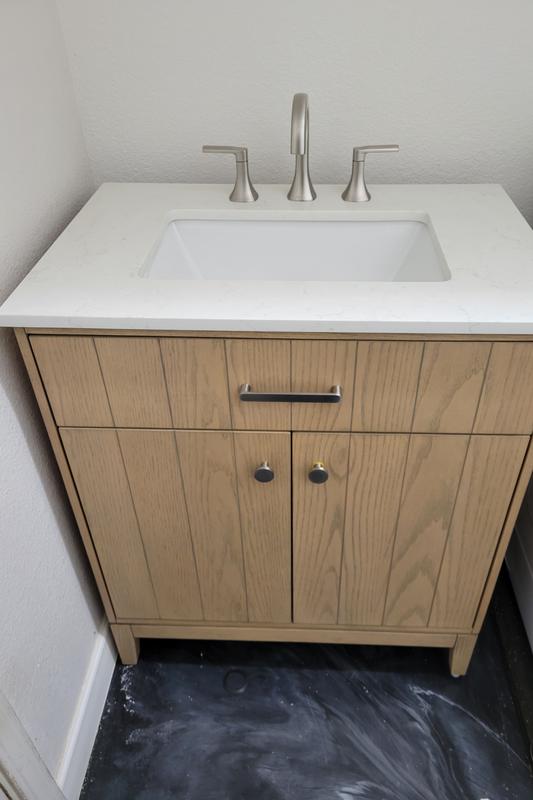 Origin 21 Jovie 60-in Light Birch Undermount Double Sink Bathroom ...
