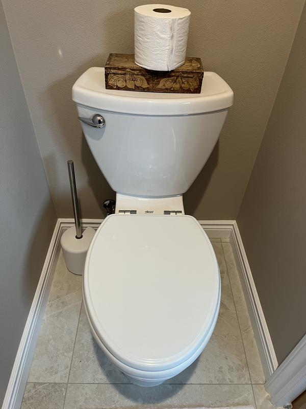 American Standard Cadet 3 Linen Elongated Chair Height 2-piece Toilet ...