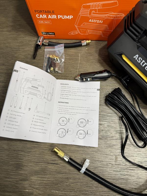 AstroAI Air Inflator (Power Source Car) A220B at Lowes.com