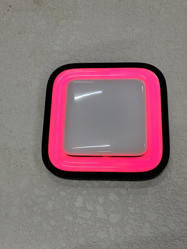 Akicon Bath Fan 1.5-Sone 110-CFM Black Decorative Lighted Bathroom Fan ...