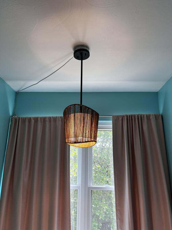 Origin 21 Sefina 4 -Light Matte Black Bohemian/global Fabric Linear ...