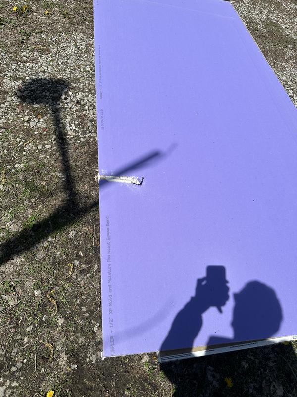 Gold Bond 1/2-in x 4-ft x 8-ft PURPLE XP Mold Resistant Moisture ...