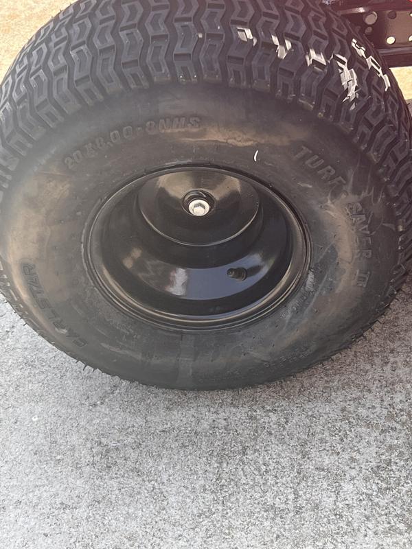 Shop CRAFTSMAN T100 36-in Riding Lawn Mower with Double Bagger & Mulch ...