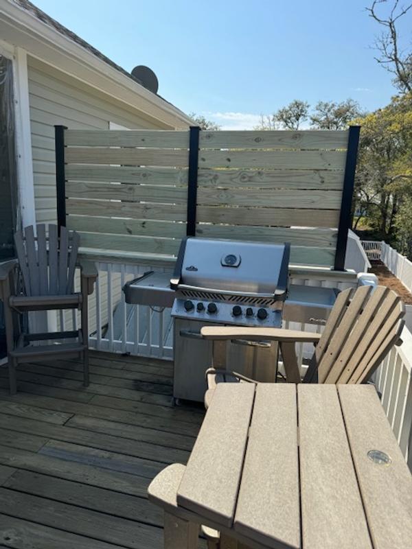 HOFT End Post Kit A4 and Hardware 6-ft x 44-in Black Aluminum Deck ...