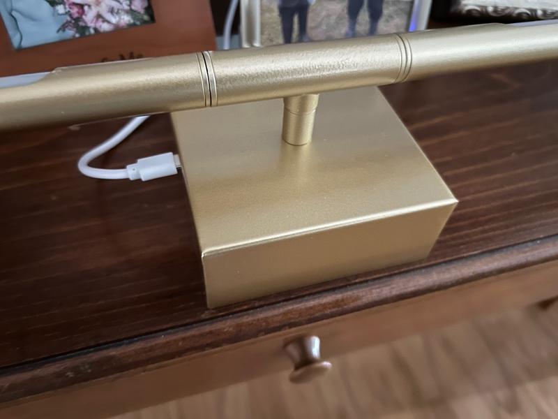 YANSUN 28.1-in W 2 -Light Gold Integrated LED Wall Sconce in the Wall ...