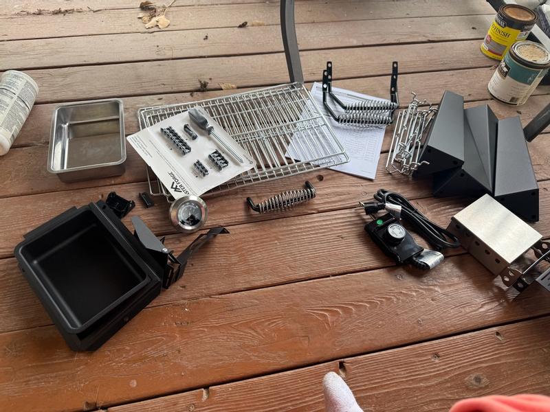 Master Forge 531-Sq in Black Electric Smoker EBS24031L at Lowes.com