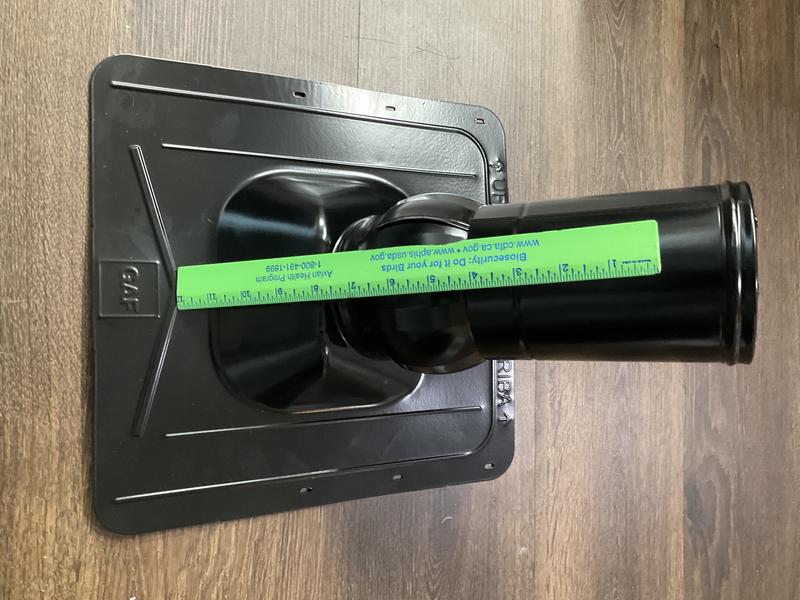 Master Flow Pivot 2-in x 8.4-in Galvanized steel Vent and Pipe Flashing ...