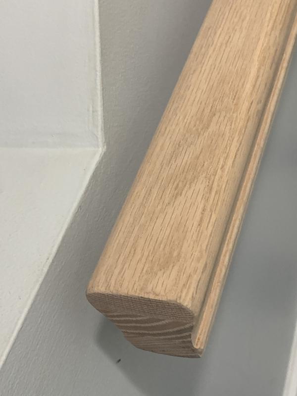 Shop 8-ft Handrail with Brass Handrail Brackets at Lowes.com