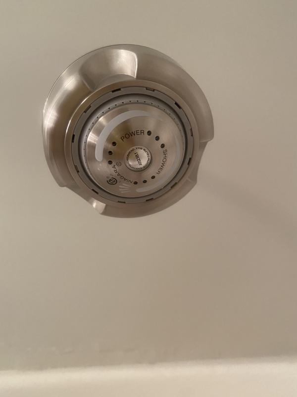Niagara Conservation Earth White 2.75-in Round Fixed Shower Head (50 ...