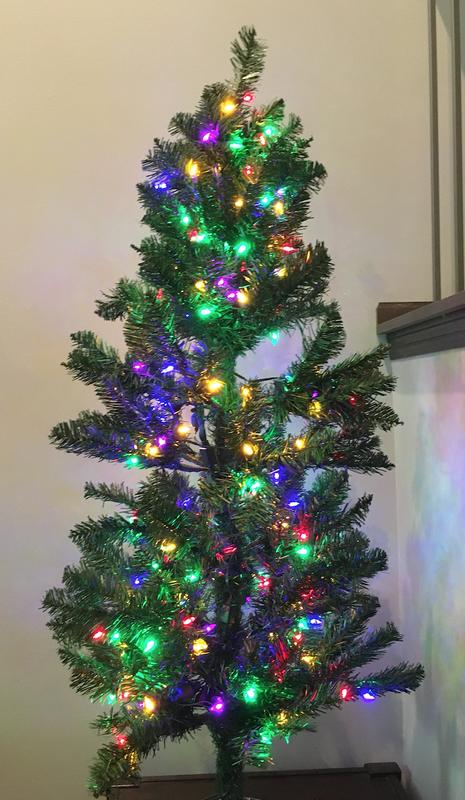 Vickerman 6-ft Pre-lit Slim Pink Artificial Christmas Tree with Pink ...