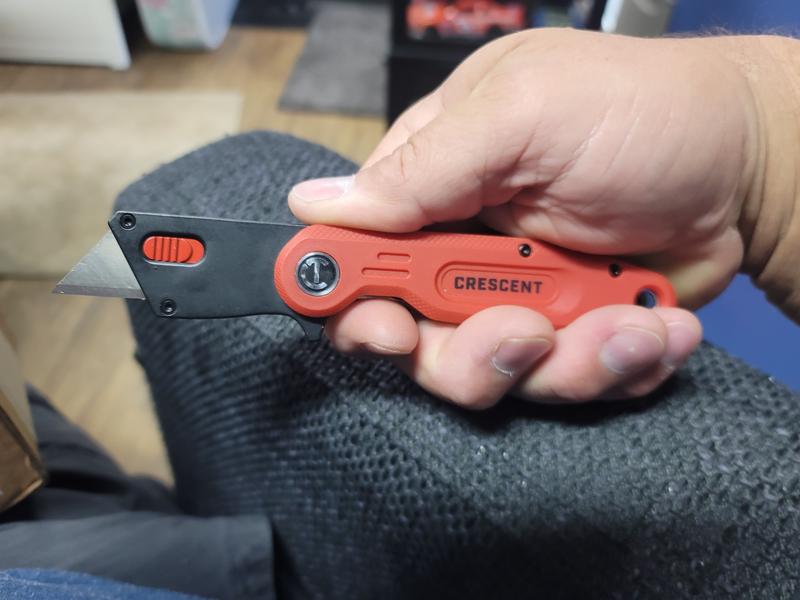 Crescent 0.5Mm 1-Blade Folding Utility Knife CTKFHEDC at Lowes.com