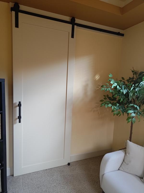 RELIABILT 64-in x 96-in Primed Solid Core 1-panel Reversible/Universal ...