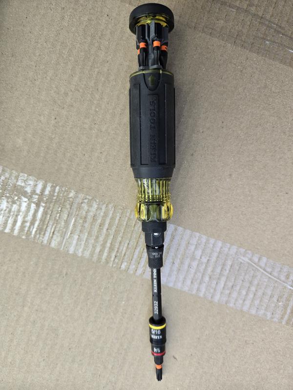 Klein Tools KNECT 16-in-1 Impact Rated Hybrid Screwdriver / Nut Driver ...
