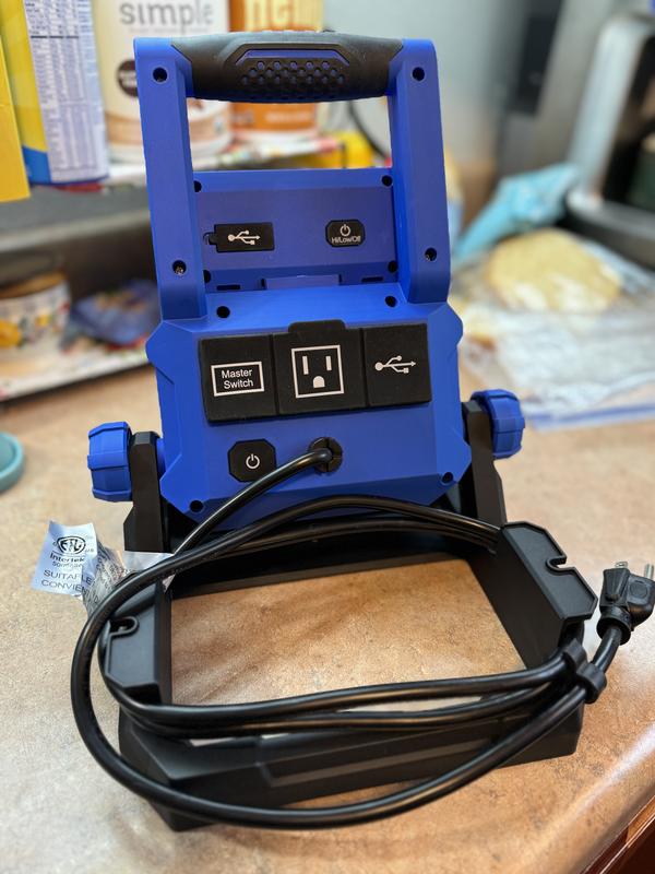 Kobalt 4000-Lumen LED Plug-in Portable Work Light MPL1068-L37K8040 at ...
