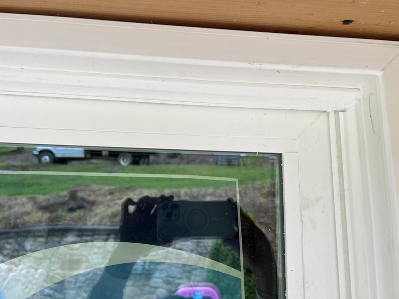 JELD-WEN 72-in x 80-in x 4-9/16-in Jamb White Vinyl Right-hand Sliding ...