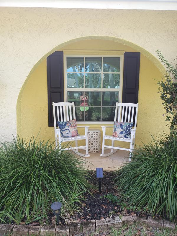 Alpha 14.5-in W x 80.5-in H Gray Raised panel Exterior Shutters ( 2 ...