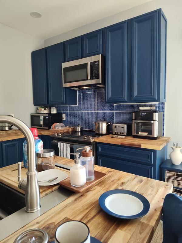 Affinity Tile Indico Cobalto 13-in x 13-in Multi-finish Porcelain ...