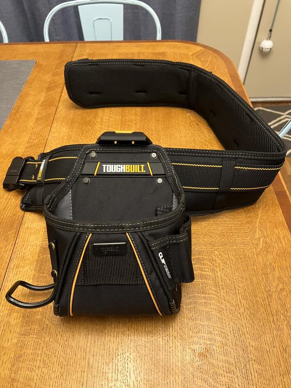 TOUGHBUILT ClipTech Pro Padded General Construction Polyester Tool Belt ...
