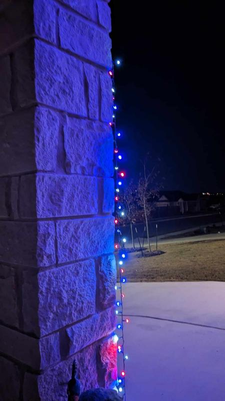 LamQee Xmas String Lights 300 -Count 33-ft Color-changing White LED ...