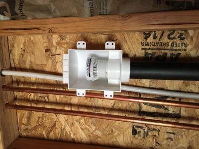 Studor AAV Recess Box with Faceplate 6.5-in x 8-in Plastic Access Panel ...