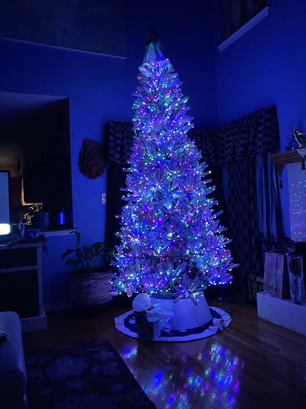 Holiday Living 4-ft White Pine Pre-lit LED Artificial Christmas Tree ...