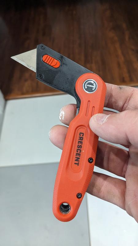 Crescent 0.5Mm 1-Blade Folding Utility Knife CTKFHEDC at Lowes.com