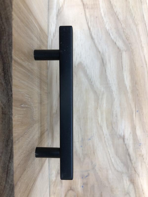 Franklin Brass Simple Square Bar 3-3/4-in (96mm) Center to Center ...