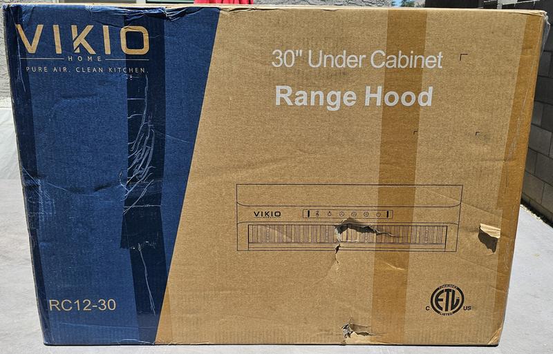 VIKIO 30-in Ducted 650-CFM Stainless Steel Under Cabinet Range Hood ...