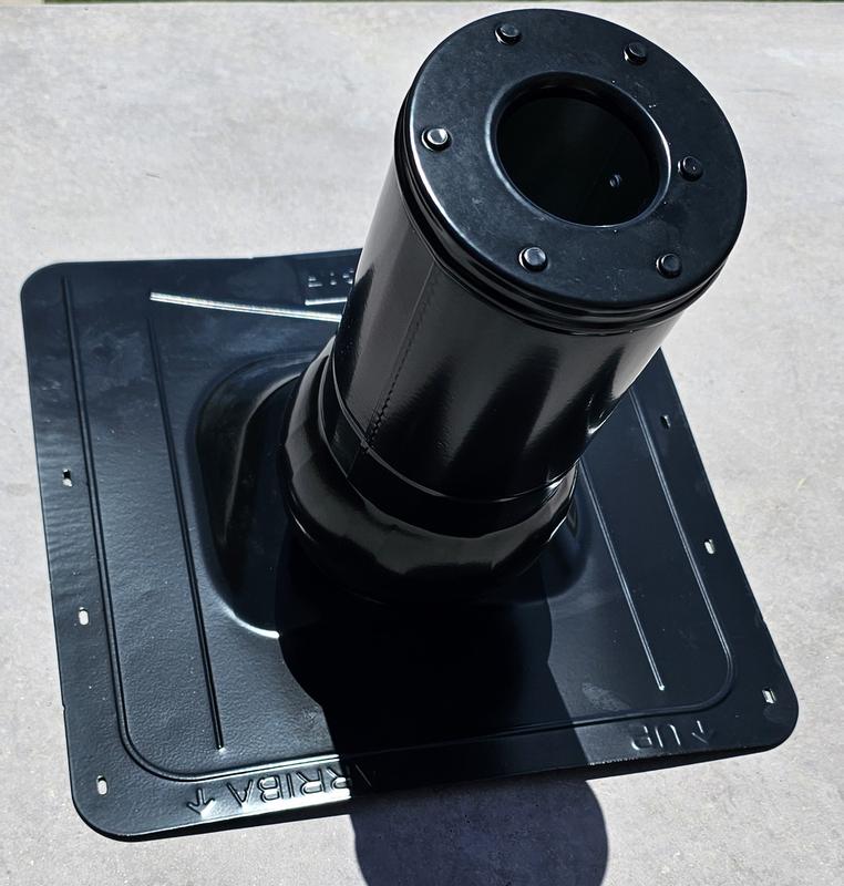 Master Flow Pivot 1-1/2-in x 8.4-in Galvanized steel Vent and Pipe ...