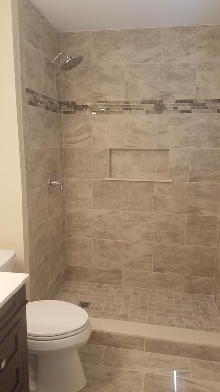 American Olean Danya Stream 12-in x 24-in Glazed Porcelain Stone Look ...
