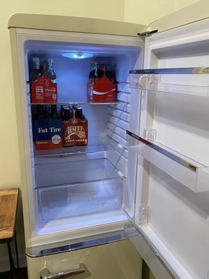 Chambers Fun Fridge 8.5-cu ft Counter-depth Bottom-Freezer Refrigerator ...