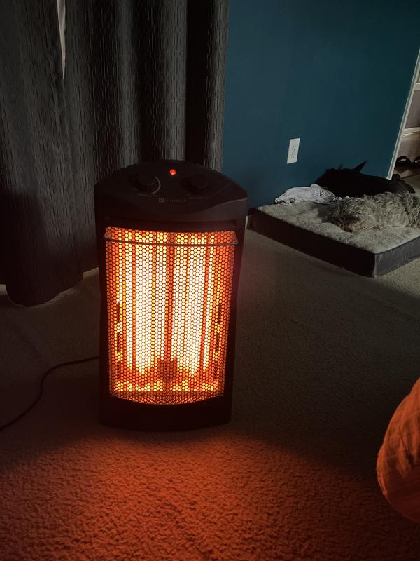 Utilitech Up to 1500-Watt Infrared Quartz Tower Indoor Electric Space ...