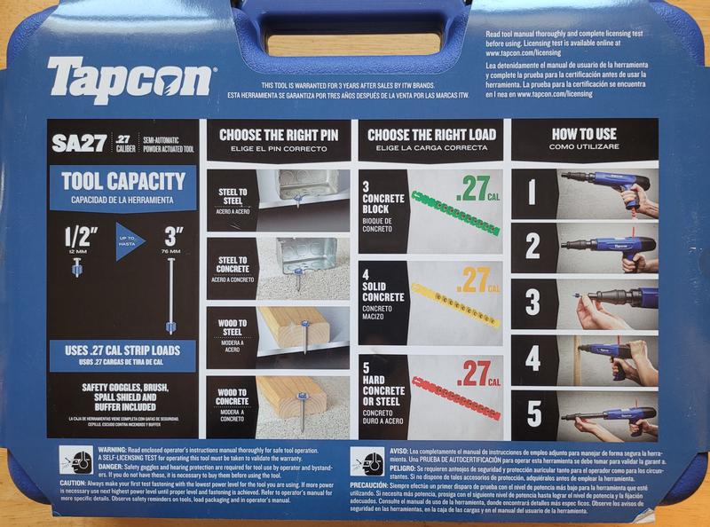 Tapcon 100-Count 0.27 Caliber Powder Actuated Load 20668 at Lowes.com