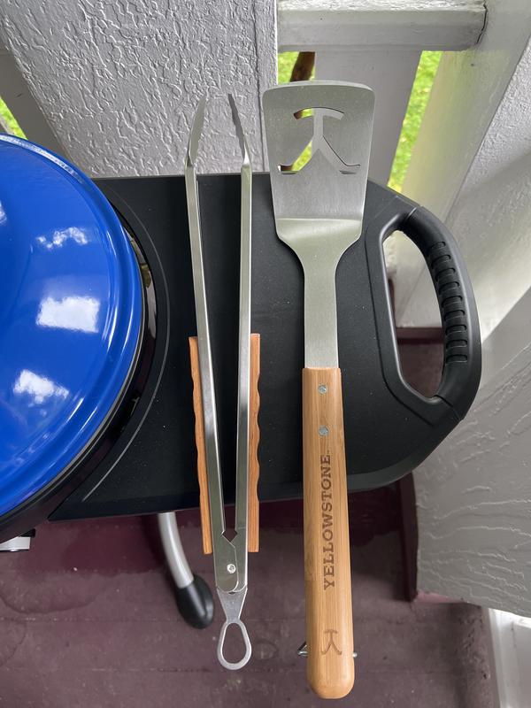 Proud Grill Company Yellowstone 2-Pack Stainless Steel Tool Set 9020P ...