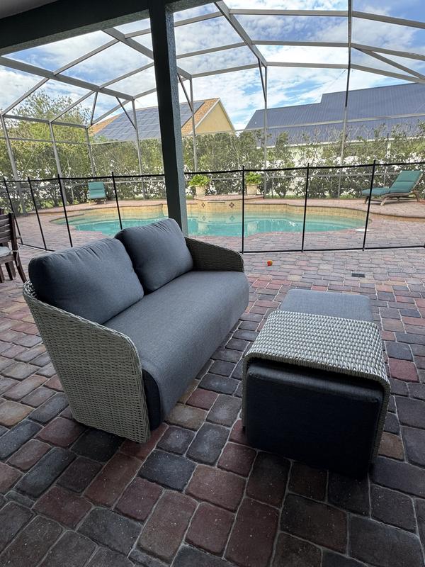 Shop Origin 21 Venza Light Gray 5-Piece Patio Conversation Set with Egg ...