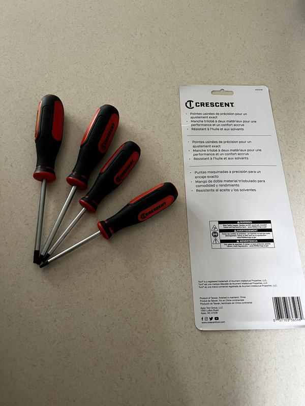 Crescent 4-Piece Torx Screwdriver Set CTSET4PC at Lowes.com